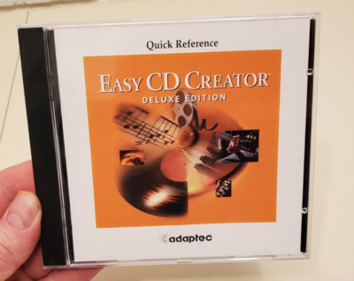 EASY CD CREATOR DELUXE EDITION v3.5 ADAPTEC 1997 1998 CD-ROM Windows 95 ...