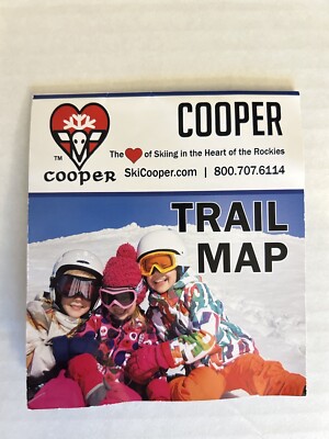 Ski Cooper Colorado Trail Map 2023/2024 Ski/snowboard | eBay
