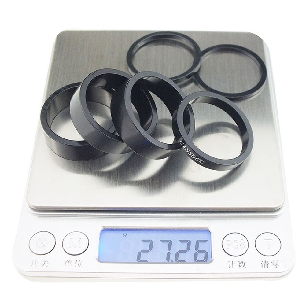 1-1/8"Aluminum Spacer 2/3/5/10mm(6pcs) Bicycle Headset Spacer Portable ...