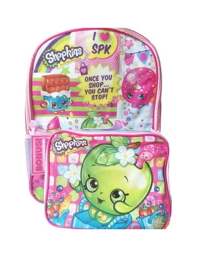 Shopkins Once You Shop Large Backpack with Detachable Lunch Box ...