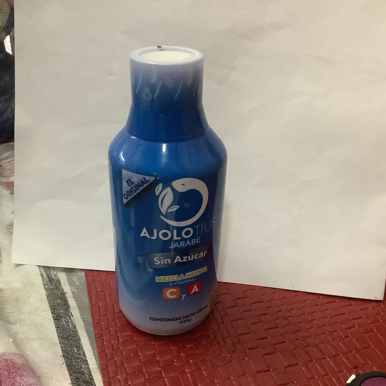 Ajolotius Jarabe Sin Azúcar /Garlic Syrup Sugar Free-Cough/Tos.Aches ...