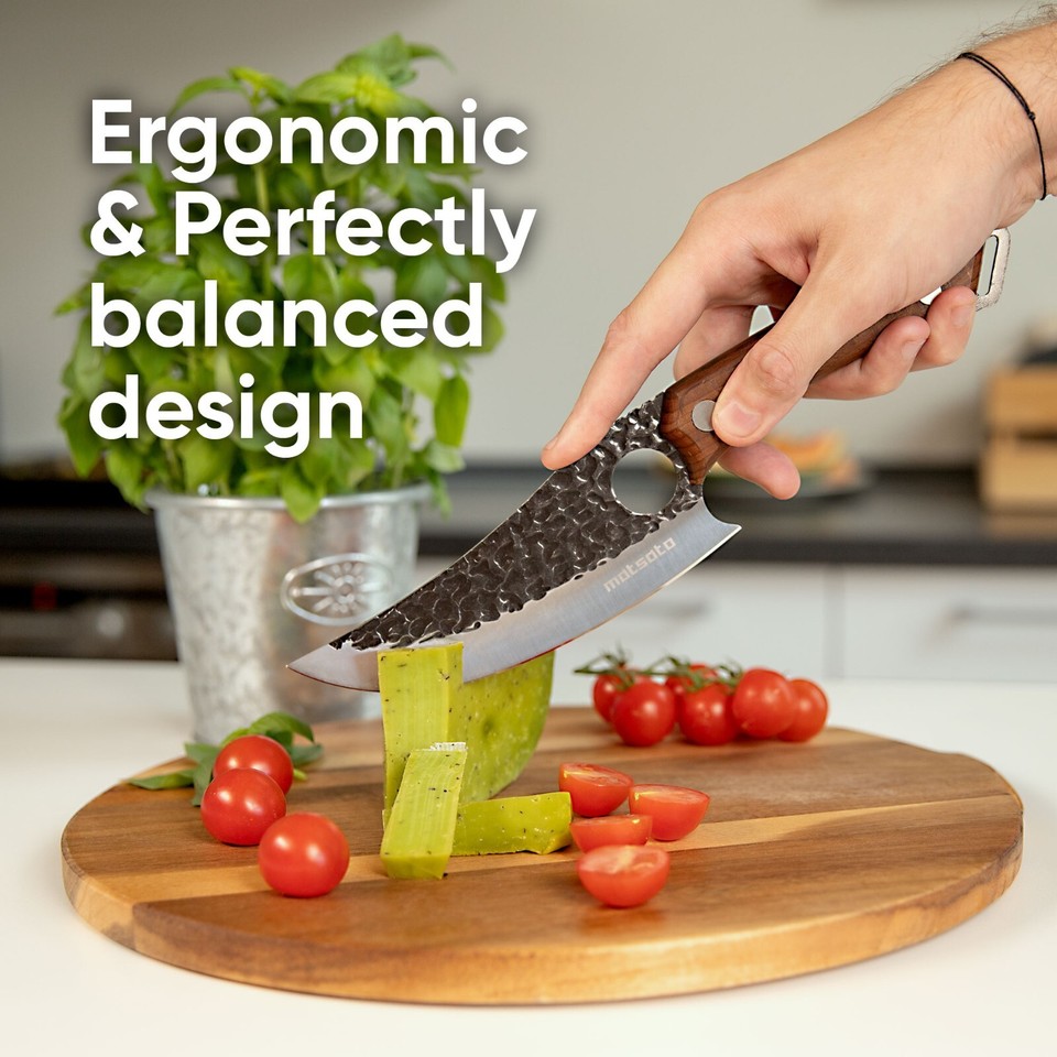 MATSATO® Premium Chef Knife. Japanese Steel Kitchen Knives for Balance ...