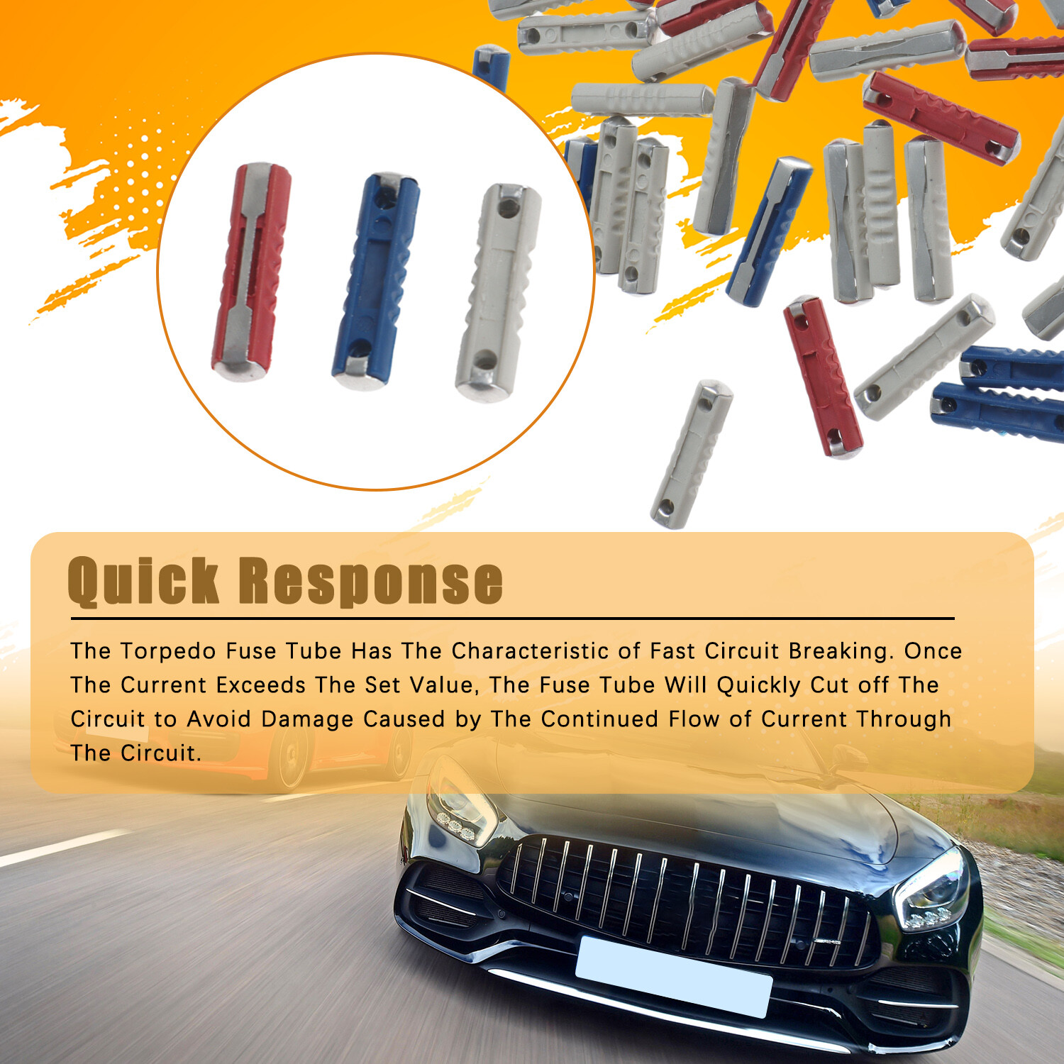 40 Pcs Torpedo Fuse Kit for Mercedes108 113 114 115 W124 W126 W201 R107 ...