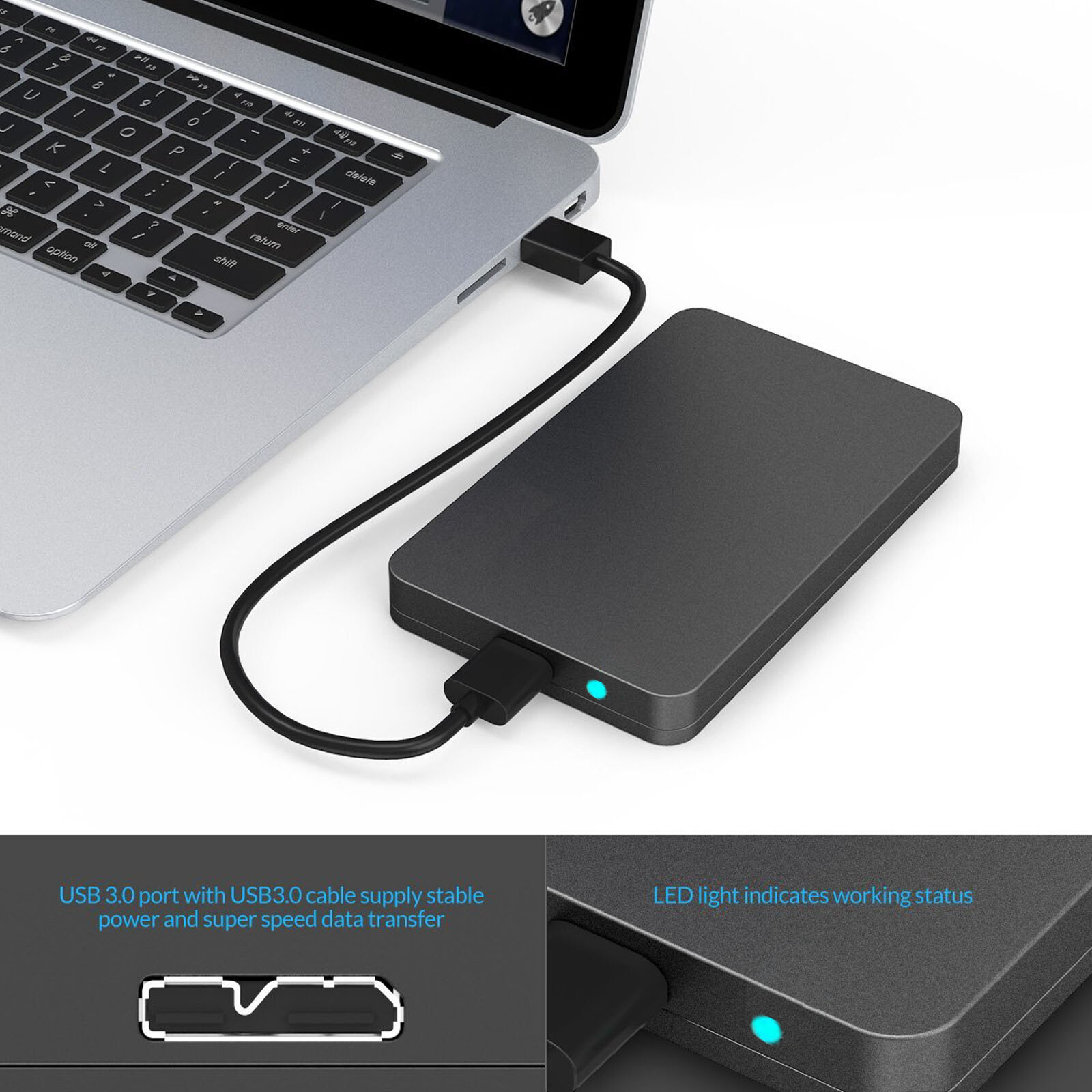 External Disk Reader Crucial Internal Drive Enclosure Box, Case and ...
