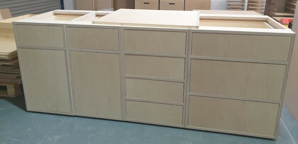 Birch Plywood Kitchen Cabinets - Kitchen base and wall units | eBay