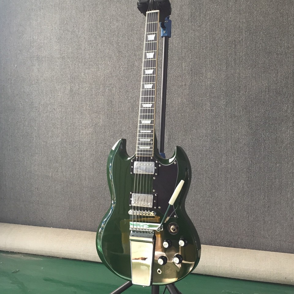 Factory SG Olive Drab Green 1961 Electric Guitar Mahogany Neck Gloss Finish | eBay