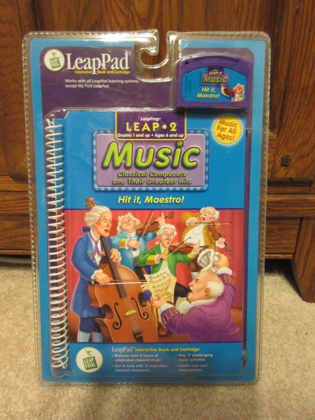 Leap Frog - Leap Pad - Leap 2 - Music - Interactive Book & Cartridge ...