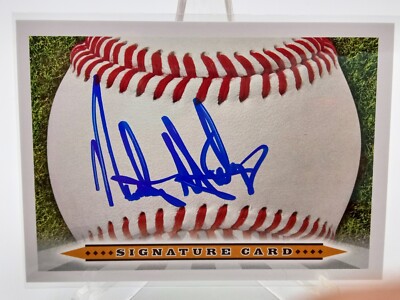 NATHAN HICKEY Signature Card AUTO Boston Red Sox Nice early auto RARE ...