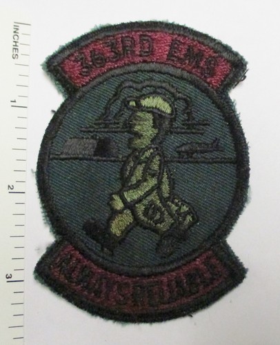 363rd EMS ELECTRONIC MAINTENACE SQUADRON US AIR FORCE PATCH Subdued ...