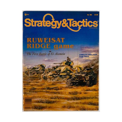 SPI Strategy & Tactics #105 w/Ruweisat Ridge Mag VG+ | eBay