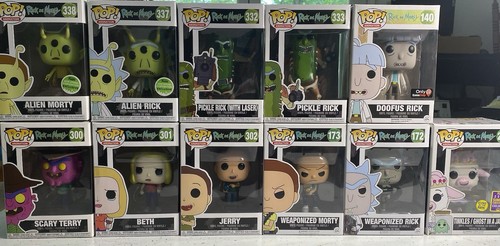 Funko Pop! Vinyl: Rick and Morty Scary Terry Pickle Rick Twinkles Lot ...