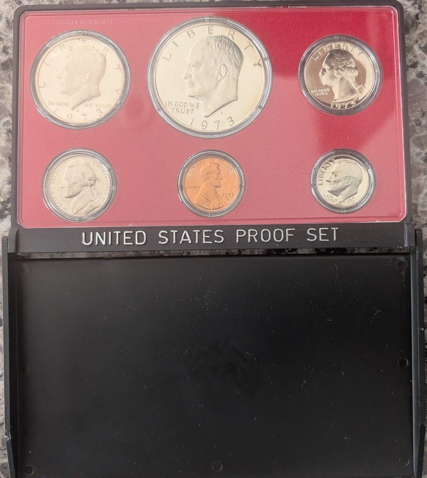 1973 Clad Proof Set U.S. Mint Original Government Packaging OGP | eBay