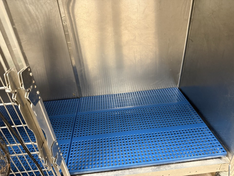 ShorLine 60” Stainless Double-Door Dog Cage Vet Grooming Kennel Shor ...