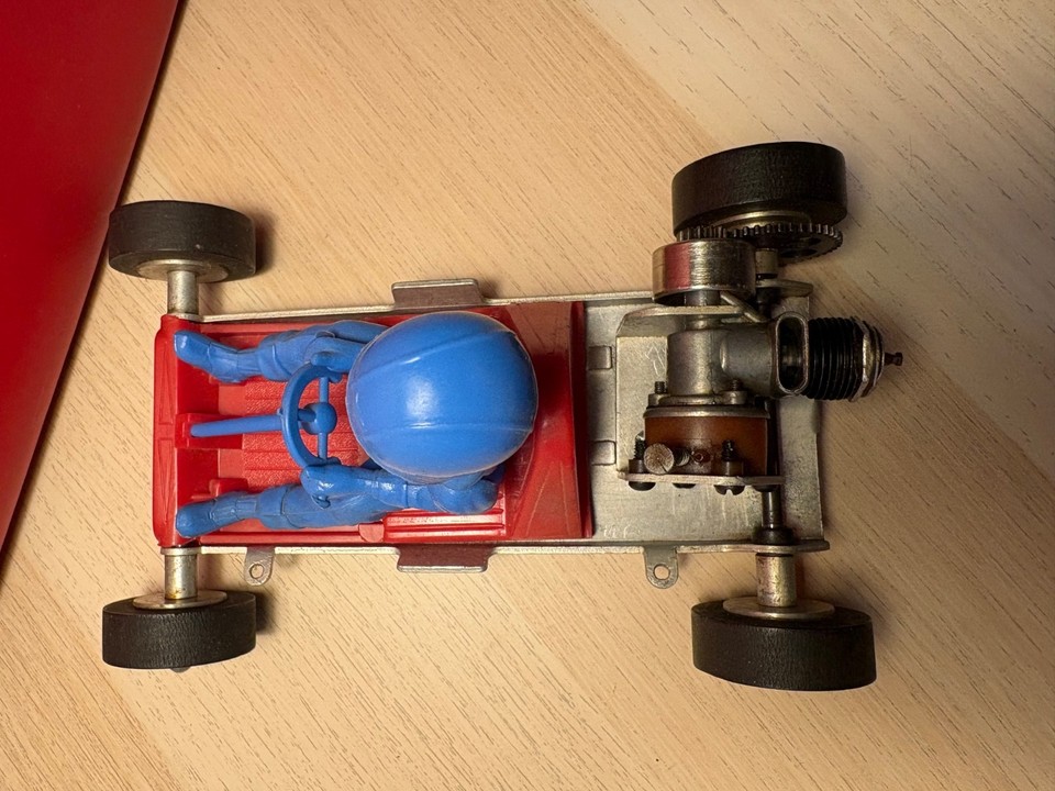 Vintage Herkimer OK Cub Tether Go-Kart Blue Driver Red Seat Aluminum ...