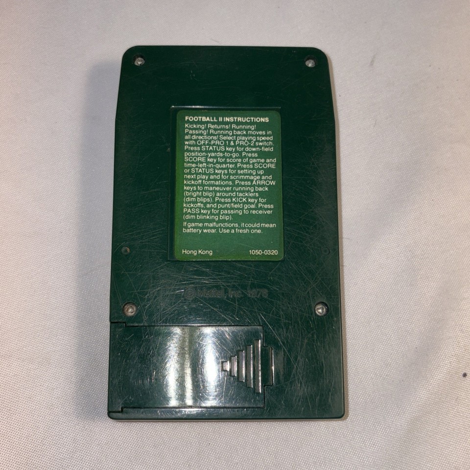 1980’s Handheld Video Game Lot Of 5 - Mattel Football / Hangman ...