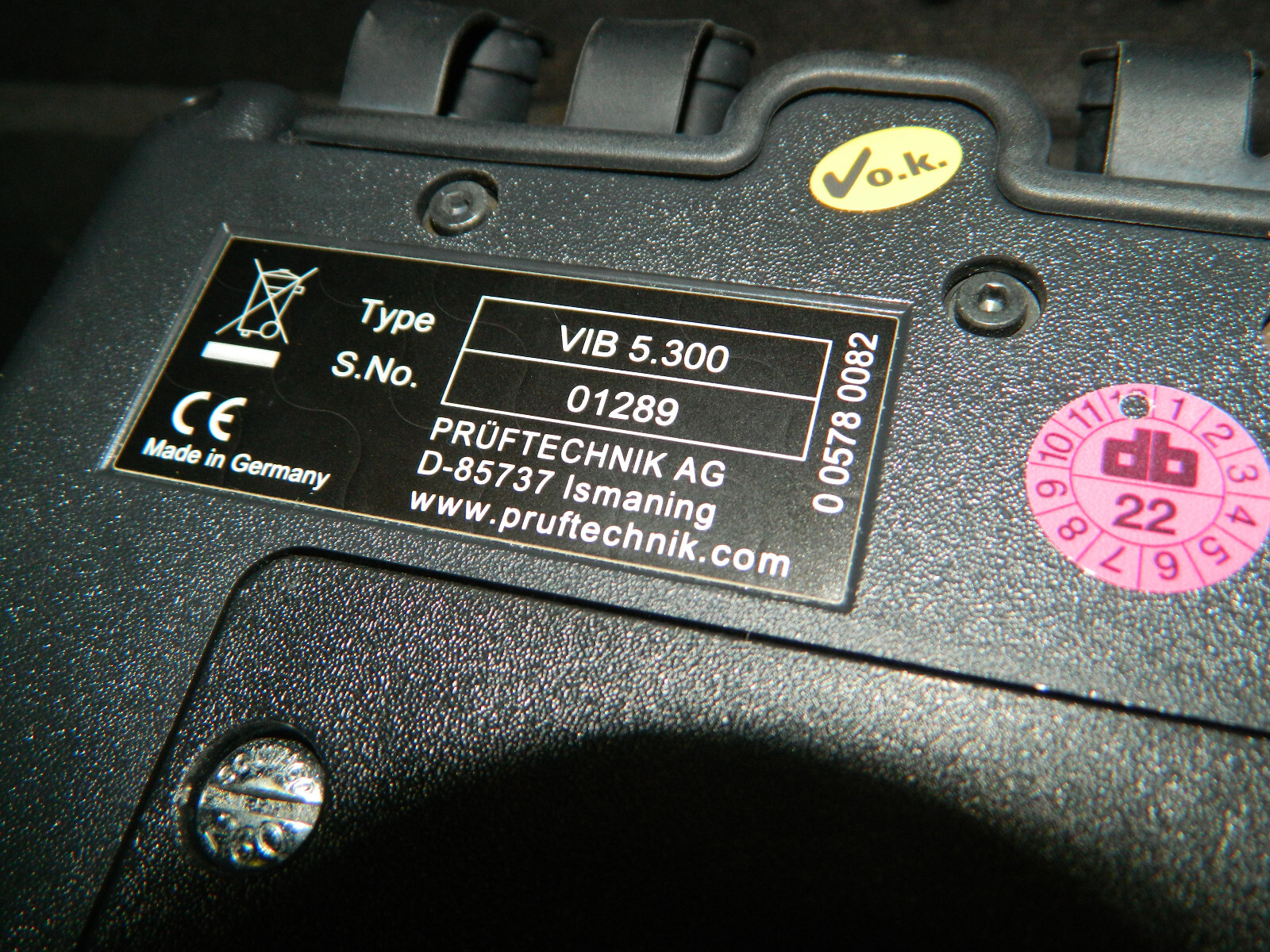 DB Pruftechnik Ag VIB 5.300 VibXpert Dual Channel Vibration Analysis ...