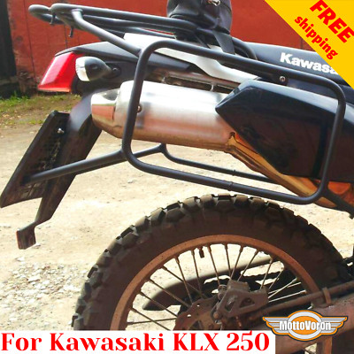 For Kawasaki KLX 250 Rack luggage system KLX250SF Side carrier KLX250S ...