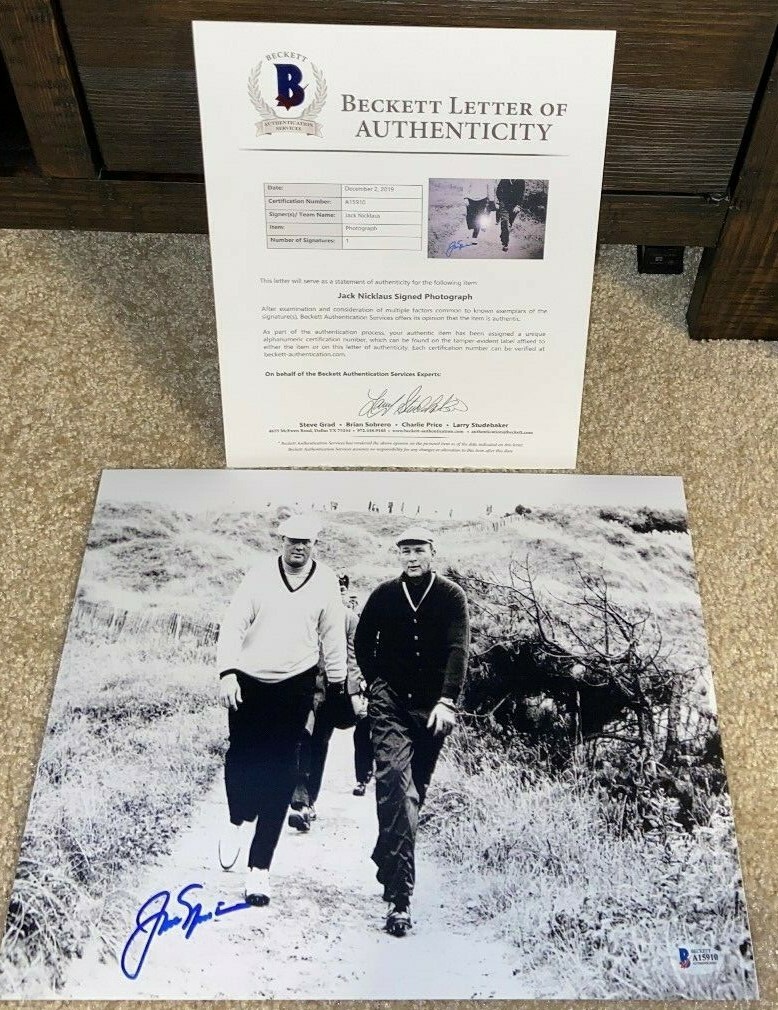 Jack Nicklaus Golf Memorabilia & Signed Golf Collectibles