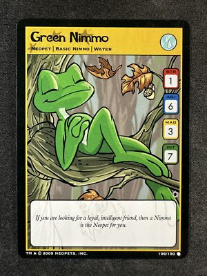 Neopets TCG 106/150 Green Nimmo Darkest Faerie Basic Common NM | eBay
