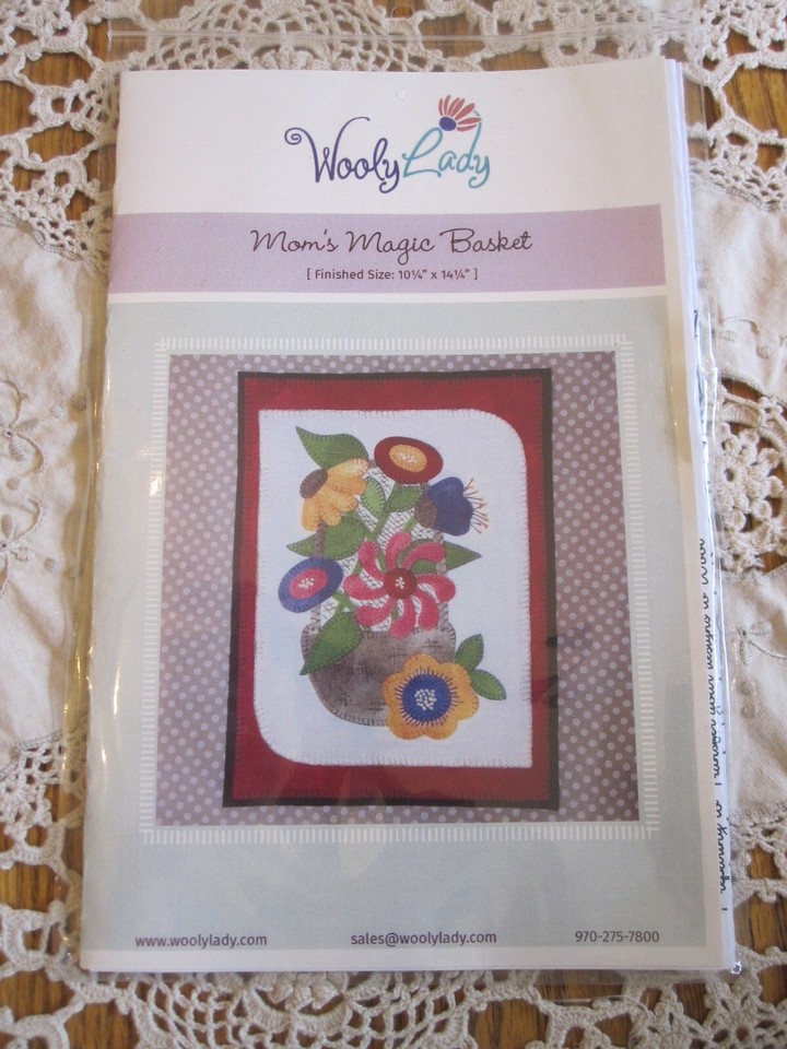 Lot of 5 WOOLY LADY Wool Felt Patterns New & Unused | eBay