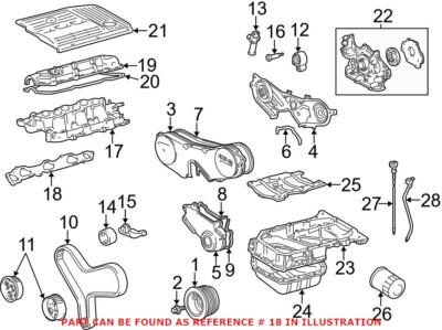 Genuine OEM Lower Intake Manifold Gasket For Lexus ES300 RX300 RX330 ...