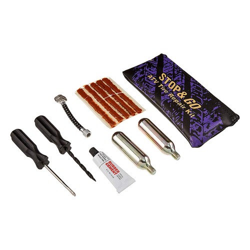 ATV Motorcycle Tubeless Tyre Emergency Puncture Repair Kit With Pouch ...