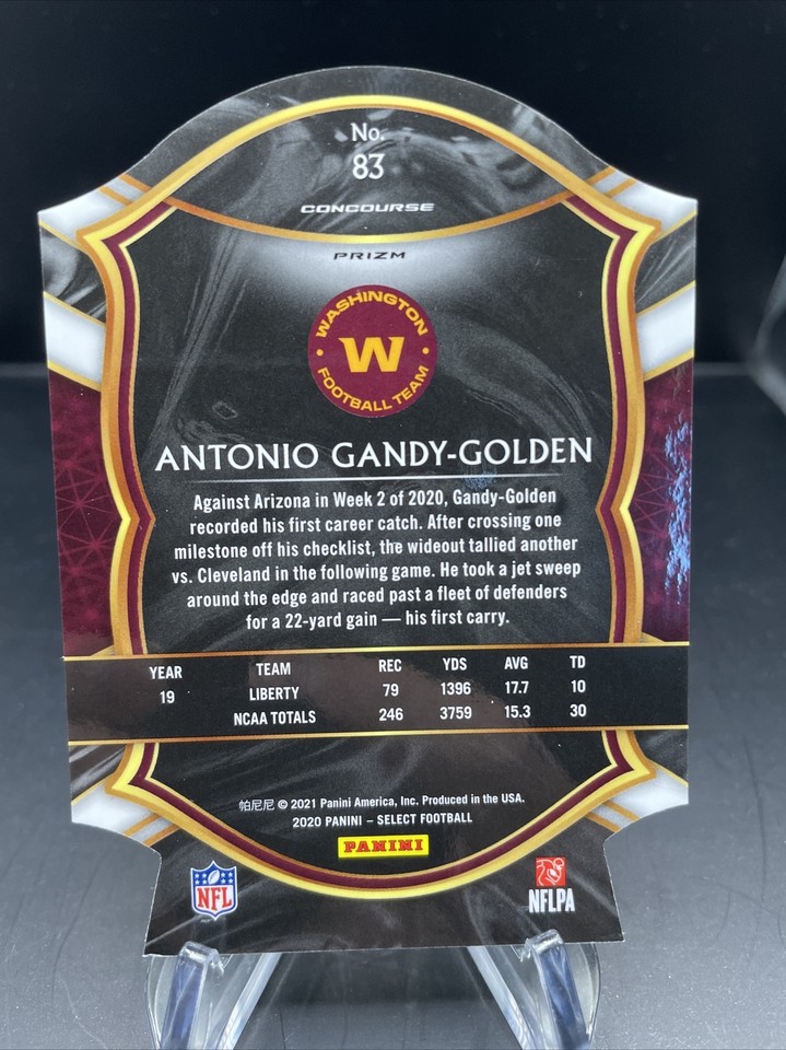 2020 Panini Select Antonio Gandy-Golden Die-Cut white Prizm Card #83 | eBay
