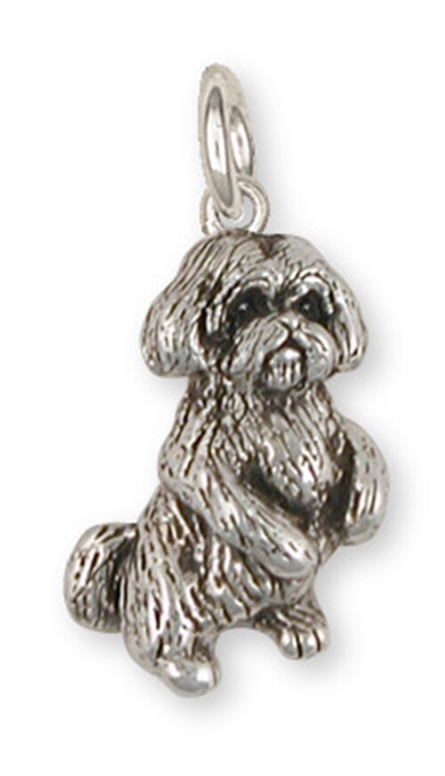 Shih Tzu Charm Handmade Silver Shih Tzu Jewelry SLSZ9-C | eBay