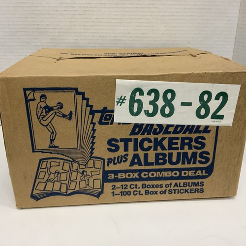 1982 Topps Baseball Stickers Plus Albums Sealed Case | eBay
