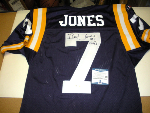 BERT JONES LSU TIGERS,COLTS BECKETT/COA SIGNED OFFICIAL LICENSED ...