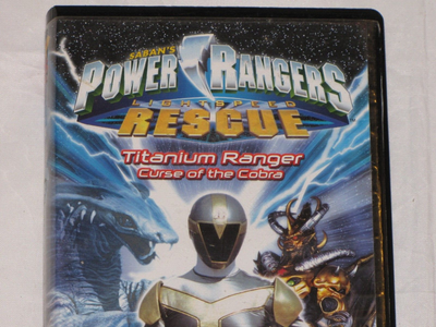 Power Rangers Lightspeed Rescue Titanium Ranger Curse Of The Cobra