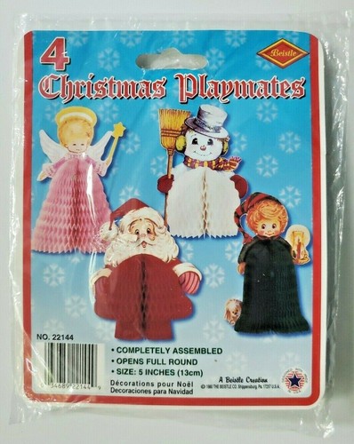 1980 Beistle Christmas Playmates Set Of Four New In Packaging | eBay