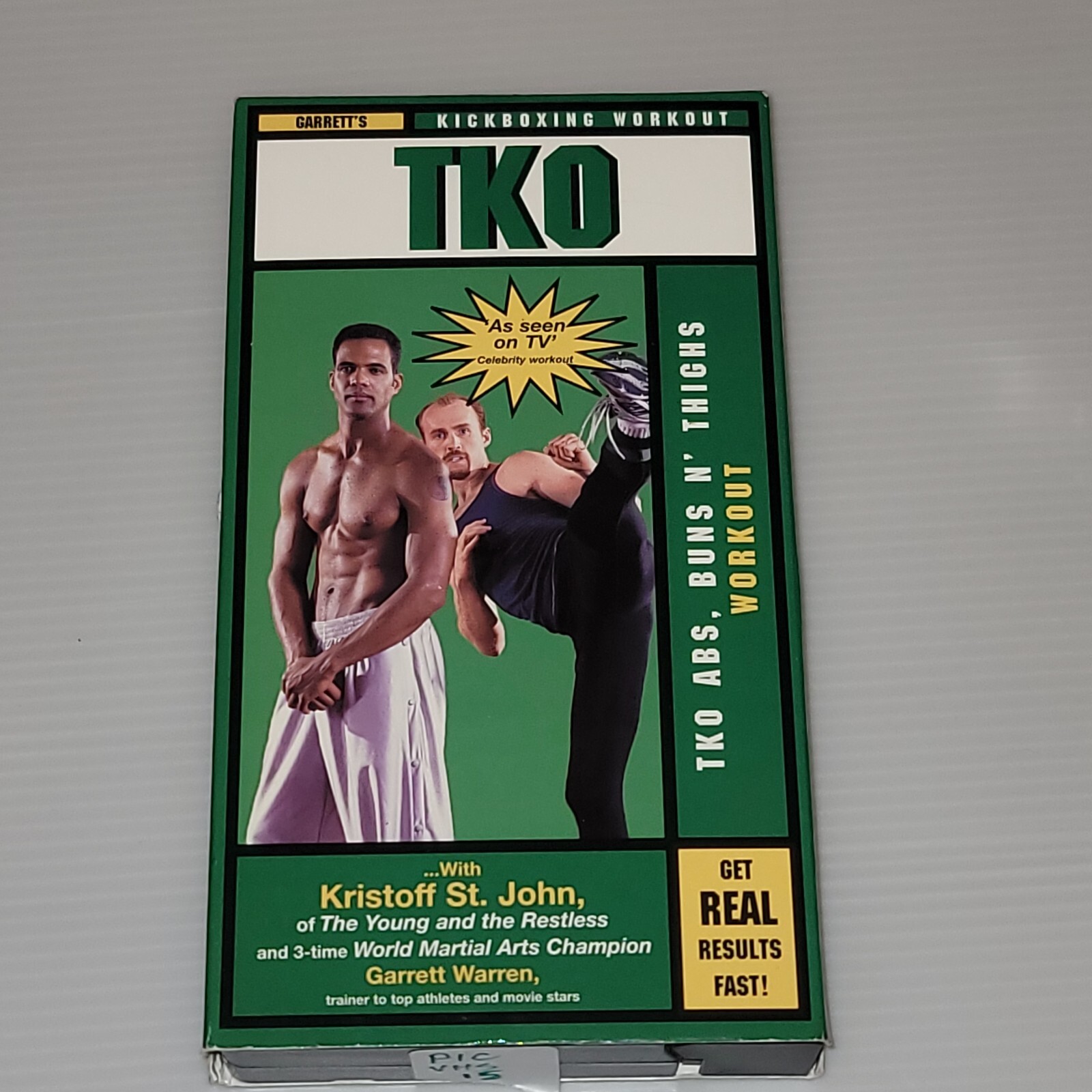 TKO Kickboxing Workout ABS,BUNS,N' THIGHS Garrett Warren VHS TAPE 4 | eBay