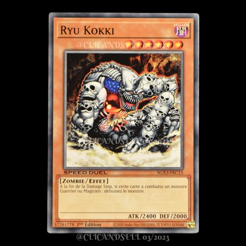 carte YU-GI-OH SGX3-FRC13 Ryu Kokki NEUF FR | eBay
