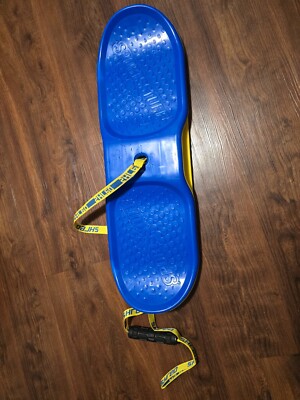 Airhead Snow Skate Shred Sled Snowboard W/Handle (Blue/Yellow) 27.7 | eBay