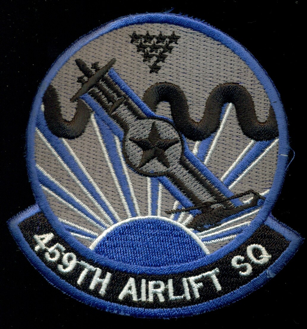 USAF 459th Airlift Squadron Patch T-1 | eBay