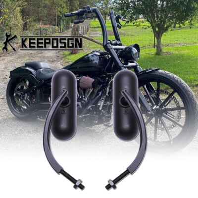 Motorcycle Side Mirrors Rear View For Harley Breakout CVO FXSB ...