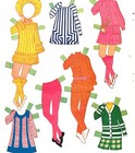 VINTAGE 1968 TINI MODS PAPER DOLL RARE UNCUT ORG SIZE LASER ...