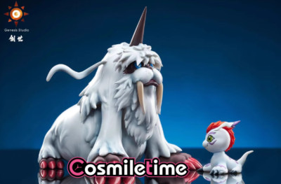 Genesis Studio Digimon Monster Ikkakumon Gomamon Resin Figure GK Statue ...