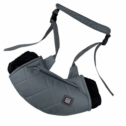 (Grey)Heated Hand Muff Electric Heated Hand Warmer Pouch With USB ...