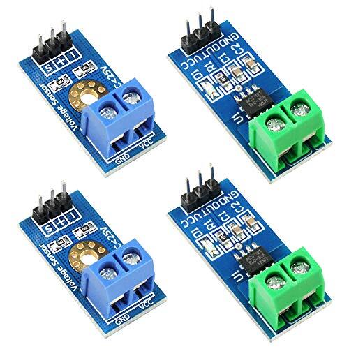 2pcs Acs712 Hall Effect Current Sensor Module 30a Range Acs712 Module ...