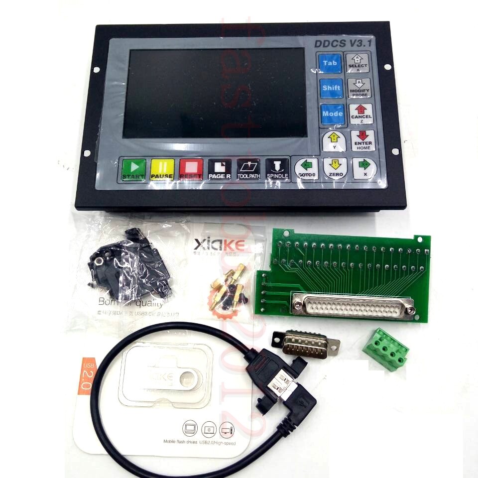 CNC Router Offline Motion Controller 3/4 Axis Stand Alone G Code ...