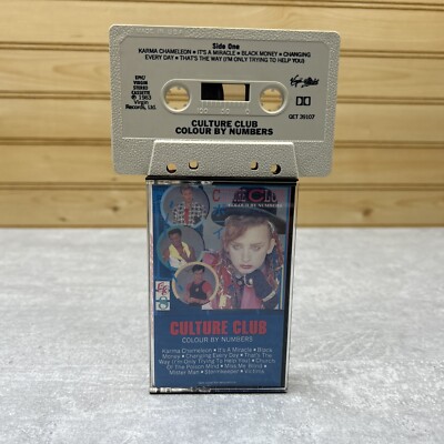 Colour By Numbers by Culture Club (CASSETTE TAPE, 1983, Virgin) Karma ...