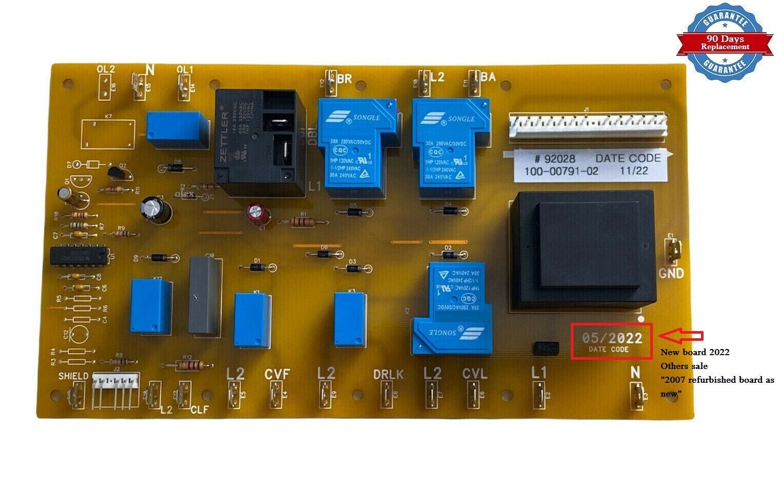 NEW 92028 Dacor Oven Relay Board - 90 Day Exchange Guarantee | eBay