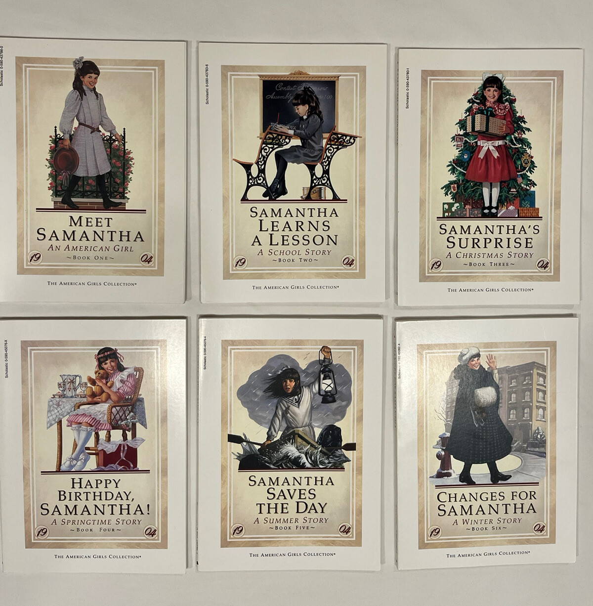 American Girls Collection SAMANTHA Books 1-6 Scholastic Printing | eBay