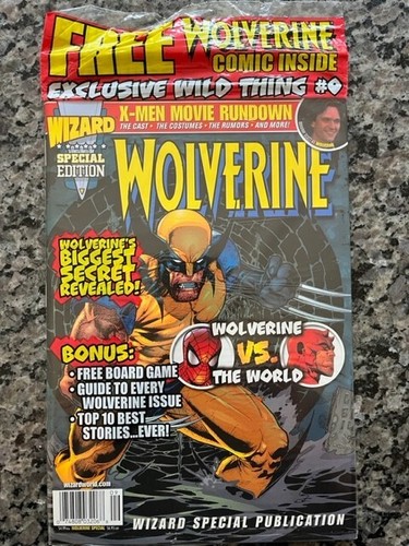 WIZARD Magazine WOLVERINE SPECIAL EDITION 1999 Sealed Bag + WILD THING ...