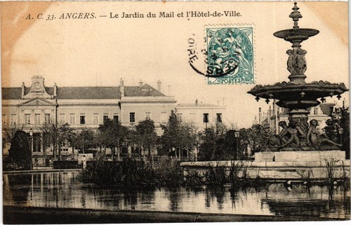 CPA Angers jardin du Mail (1180597) | eBay