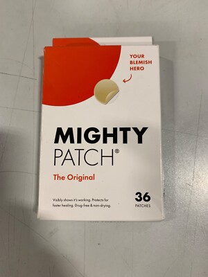 Mighty Patch Hydrocolloid Acne 12mm Absorbing Spot Dot Patches - 36 ...