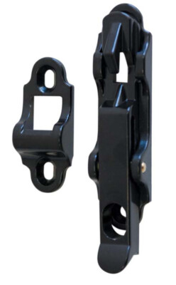 FERMA IMPOSTE BLOCCA SCURI BALCONI A MOLLA NERO | eBay