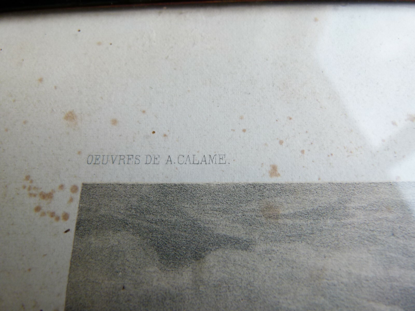 RADIERUNG FRANKREICH LANDSCHAFT JACOMME R. DE ST QUENTIN PARIS F ...